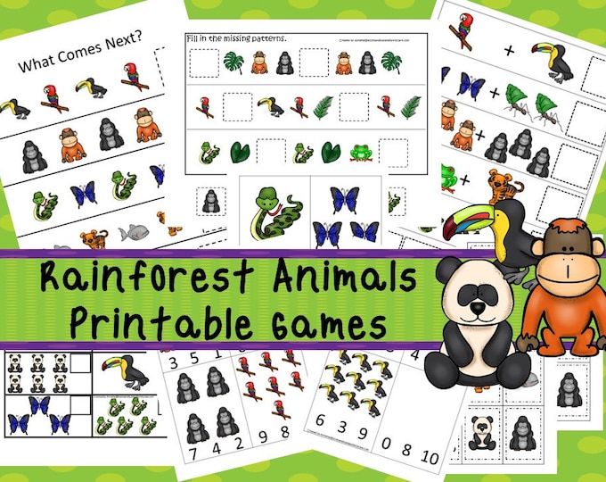 30 Printable Preschool Birds Learning Games Download. Games and ...