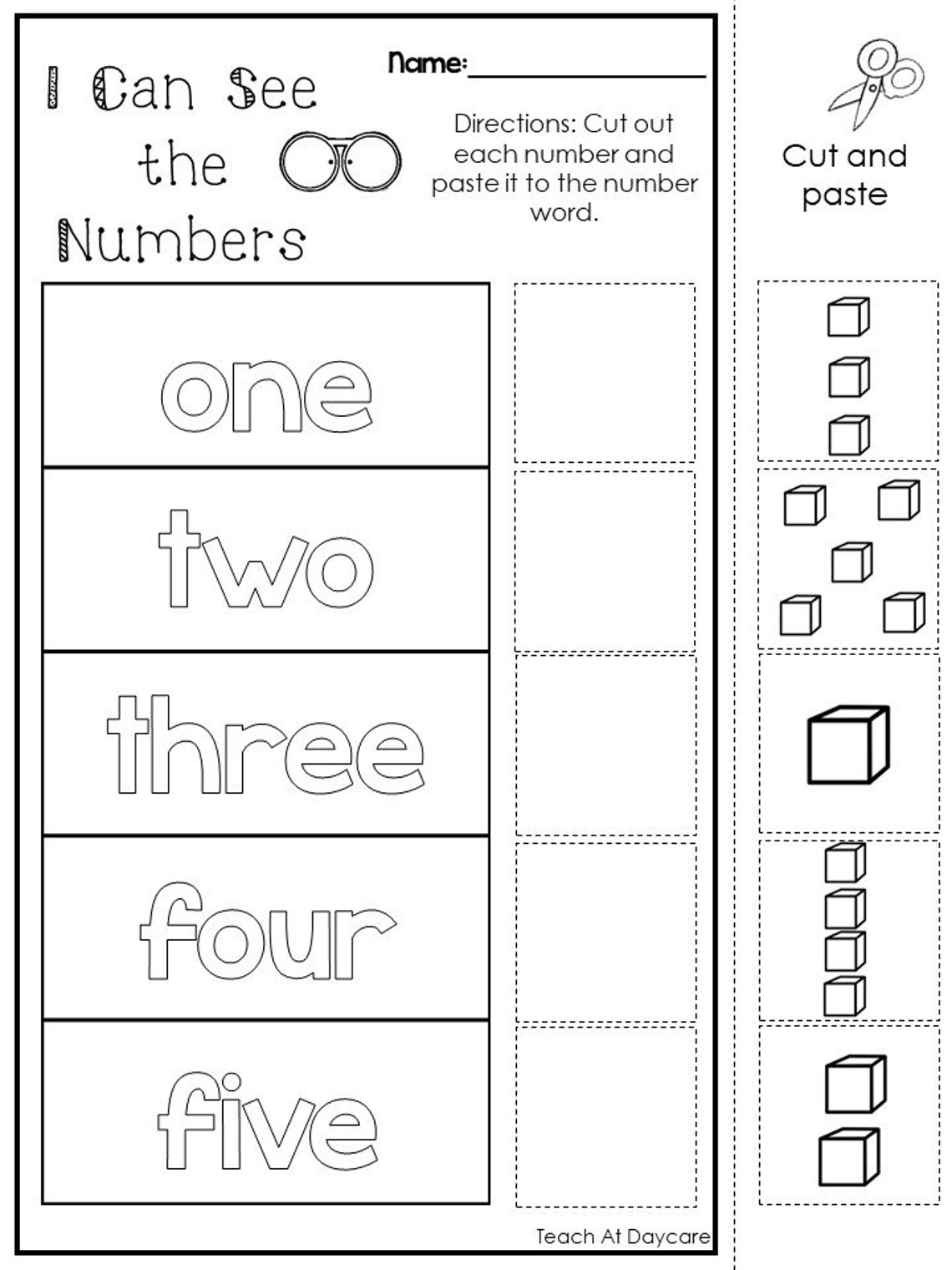 21 Printable Subitizing Numbers Ice Cream Scoops Worksheets. Preschool ...
