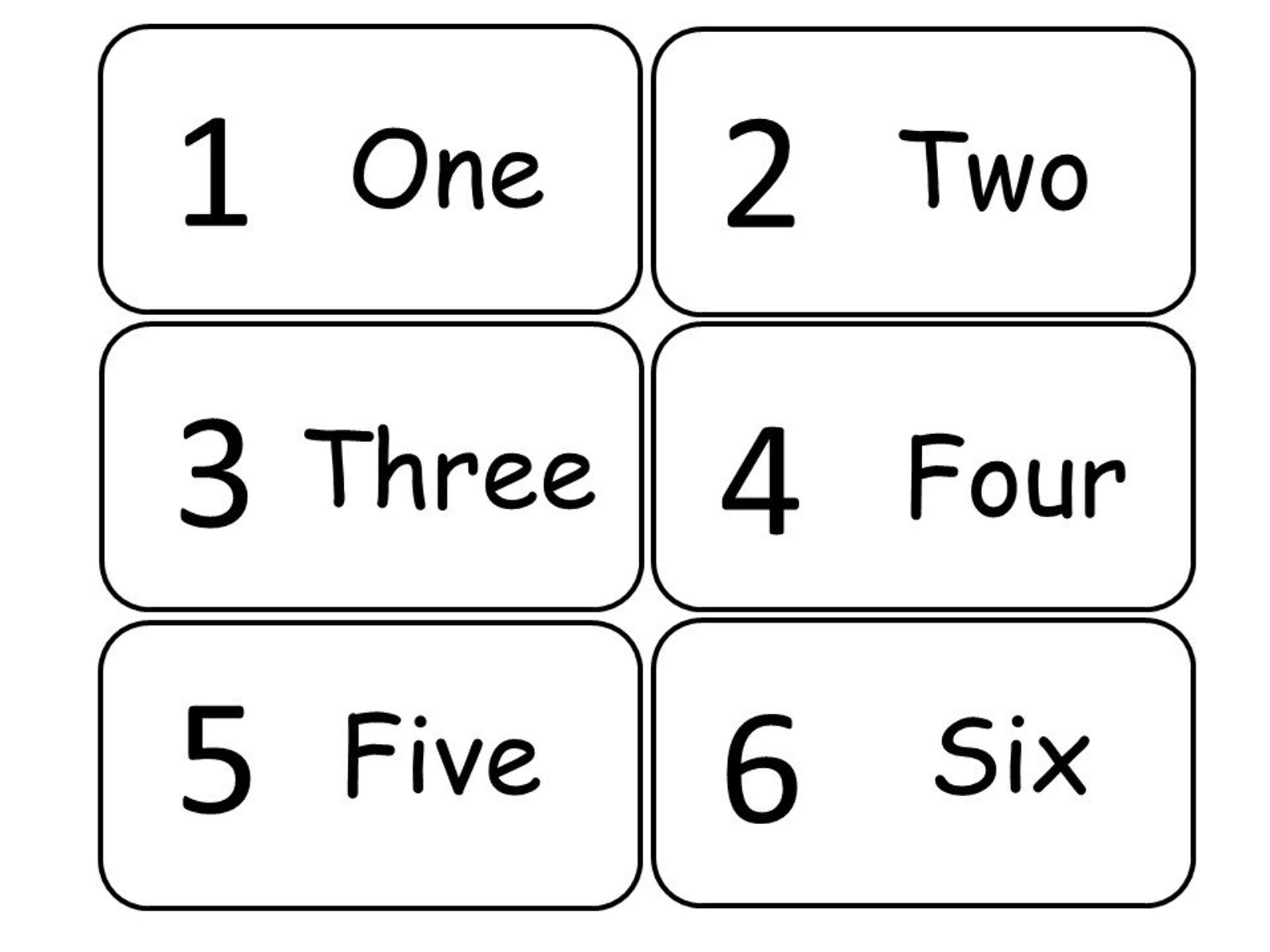 Preschool Flashcards Curriculum: Numbers, Alphabet, Sight Words (PDF ...