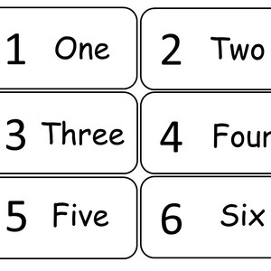 Preschool Flashcards Curriculum: Numbers, Alphabet, Sight Words (PDF ...