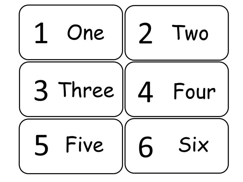 Preschool Flashcards Curriculum: Numbers, Alphabet, Sight Words (PDF ...