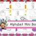 26 Alphabet Mini Books Printable Worksheets in a ZIP File. Preschool ...