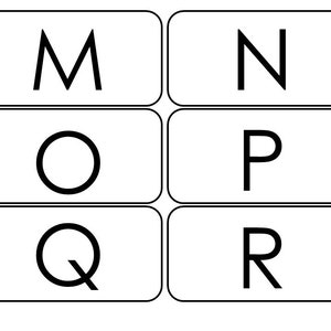 26 Printable Uppercase Alphabet Flashcards. Preschool-kindergarten ...