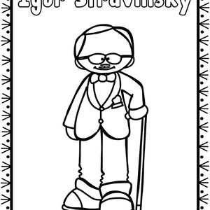 Igor Stravinsky Great Composer Unit. Music Appreciation. - Etsy