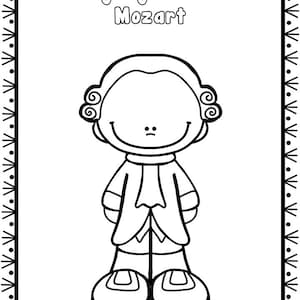 Wolfgang Amadeus Mozart Great Composer Unit. Music Appreciation. - Etsy