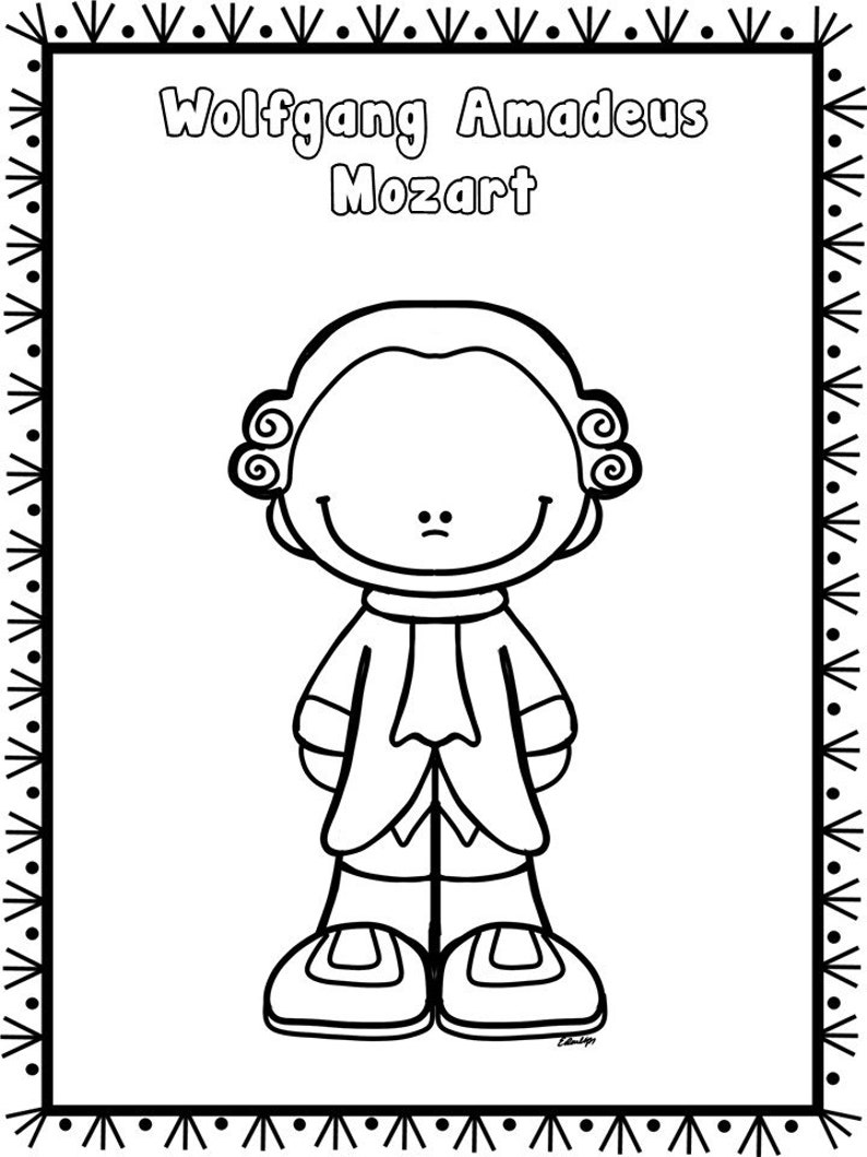 Wolfgang Amadeus Mozart Great Composer Unit. Music | Etsy