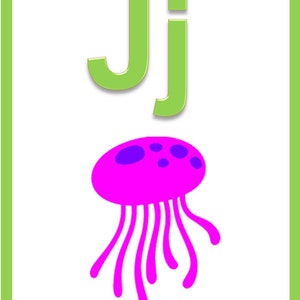 26 Printable Alphabet Posters. Class Bulletin Board Set. 8x10 - Etsy