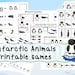 30 Antarctic Animals Games Download. Games and Activities in PDF Files ...