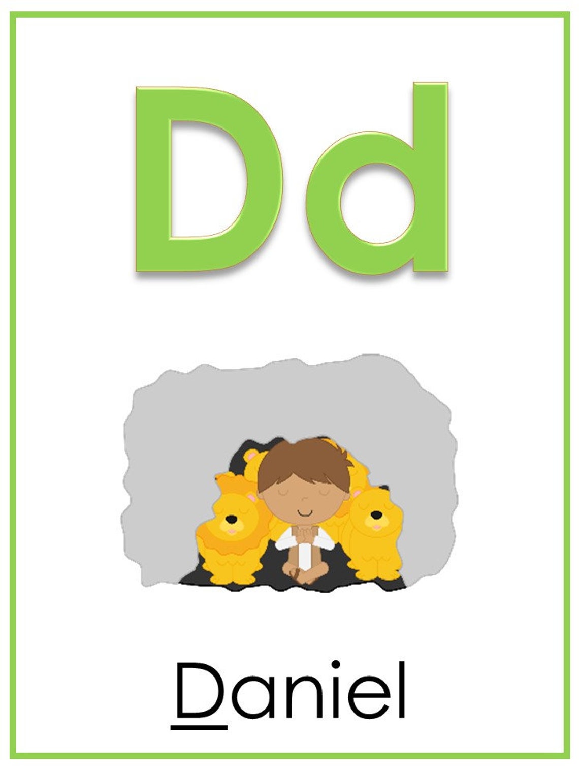 26 Printable Bible Alphabet Posters. Preschool-kindergarten - Etsy