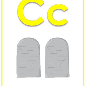 26 Printable Bible Alphabet Posters. Preschool-kindergarten Phonics. - Etsy