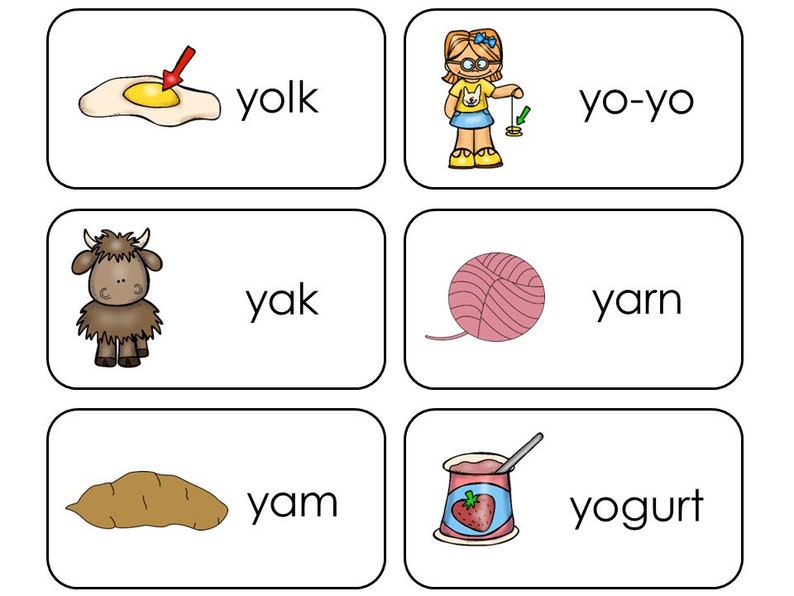 Phonics Picture and Word Flashcards. ELA, Fluency, and Articulation ...