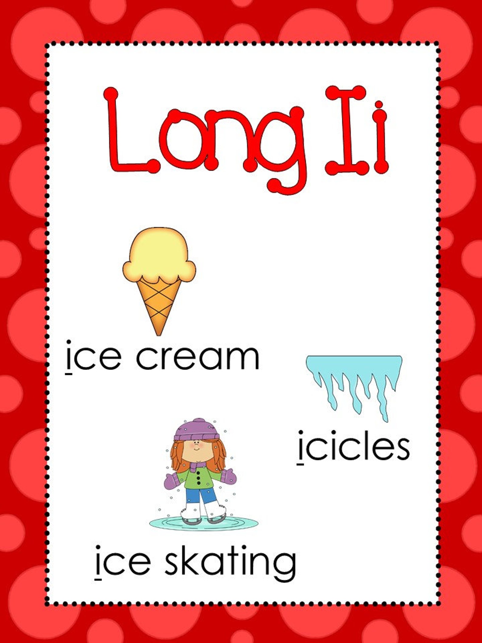 11 Printable Vowel Posters. Full Page Classroom Wall Charts. 8.5 X 11 ...