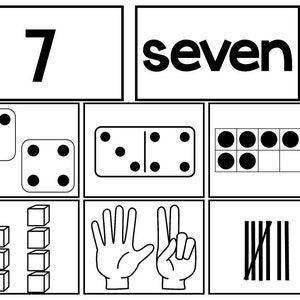 80 Printable Subitizing Sorting Cards. Preschool-kindergarten Math. - Etsy