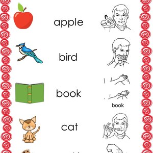 American Sign Language Curriculum Download. Preschool-kindergarten ...