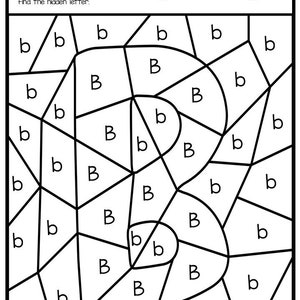 Uppercase Hidden Letters Worksheets. Letter Recognition. Preschool-kdg ...
