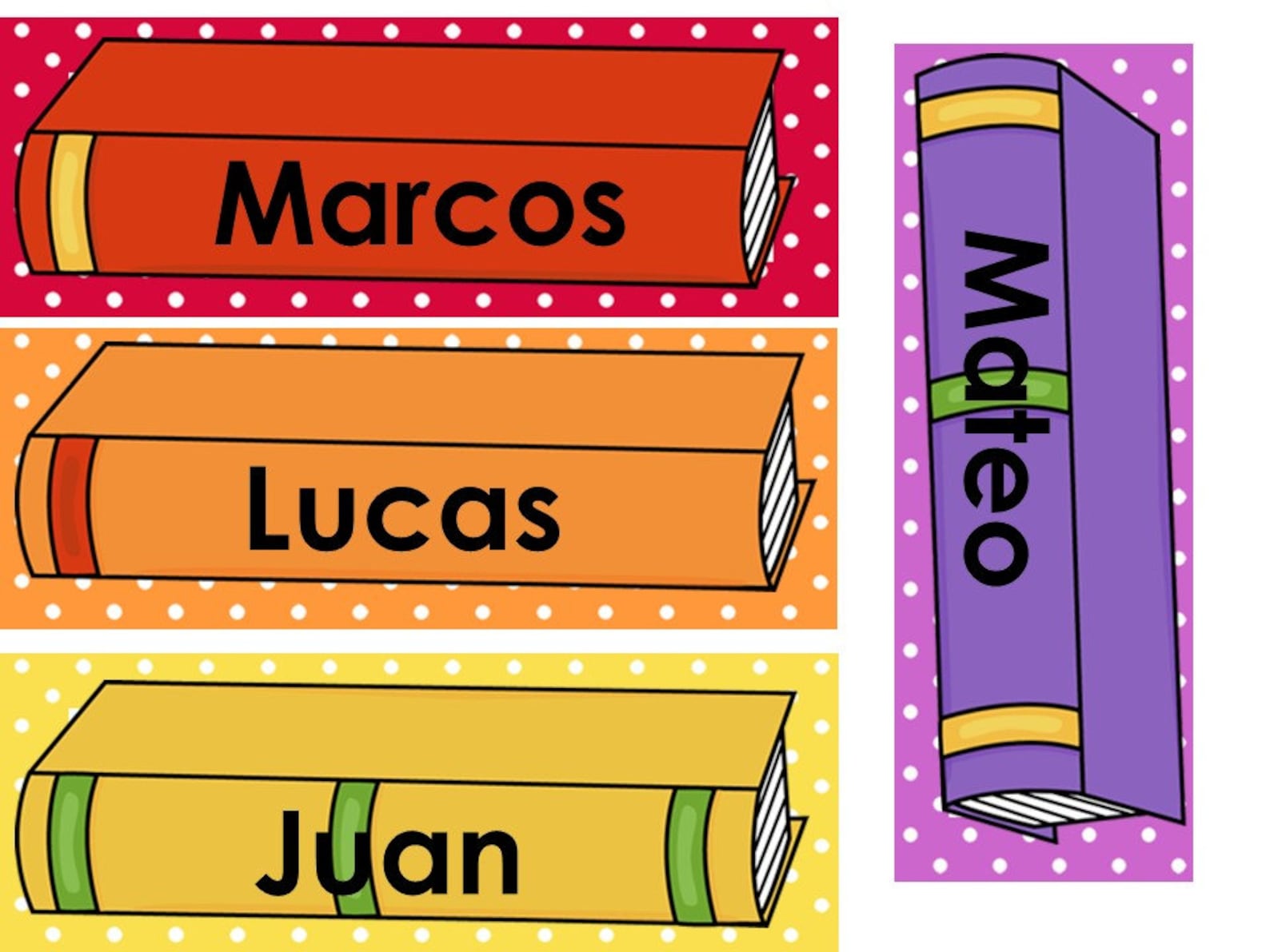 Printable Spanish Bible Book of the Week Classroom Bulletin Board Set ...