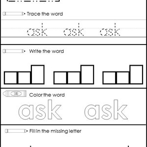 41 Printable Dolch 1st Grade Word Work Worksheets. 1st Grade ...