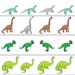 30 Dinosaur Printable Preschool Educational Games Download. - Etsy
