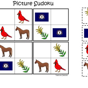 30 Kentucky State Symbols Themed Learning Games Download. ZIP File ...