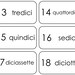 20 Printable Italian Numbers 1-20 Flashcards. Preschool Thru Third ...