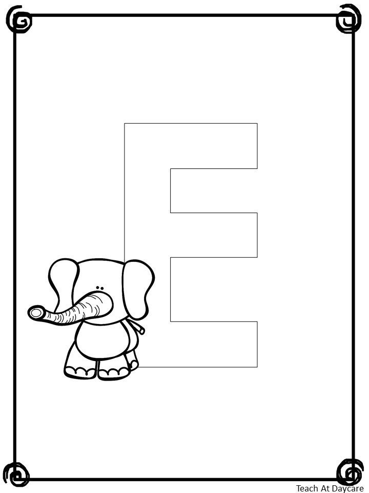 27 Printable Alphabet Coloring Book Worksheets. Preschool-kdg - Etsy Canada