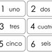 20 Printable Spanish Numbers 1-20 Flashcards. Preschool Thru Third ...