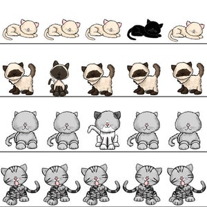 30 Printable Cats Preschool Educational Games Download. Games and ...