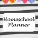 Printable Floral Homeschool Planner. Lesson Plans Schedules - Etsy