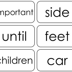 Fry's Third 100 Sight Word Flashcards, Printable 2nd-3rd Grade (PDF) - Etsy