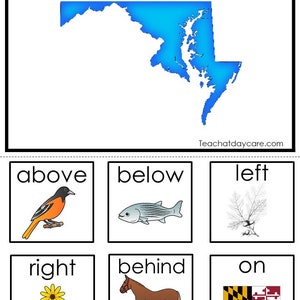 30 Maryland State Symbols Themed Learning Games Download. ZIP File ...