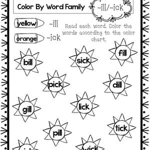 214 Special Sounds Worksheets Download. 1st-3rd Grade Phonics. ZIP File ...