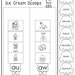 10 Printable Diphthongs Ice Cream Worksheets. Kindergarten-2nd Grade ...