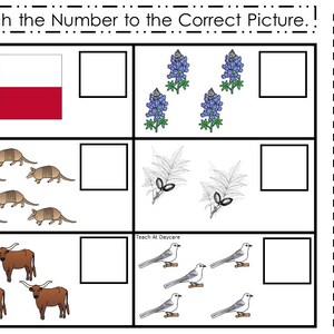 30 Texas State Symbols Themed Learning Games Download. ZIP File ...