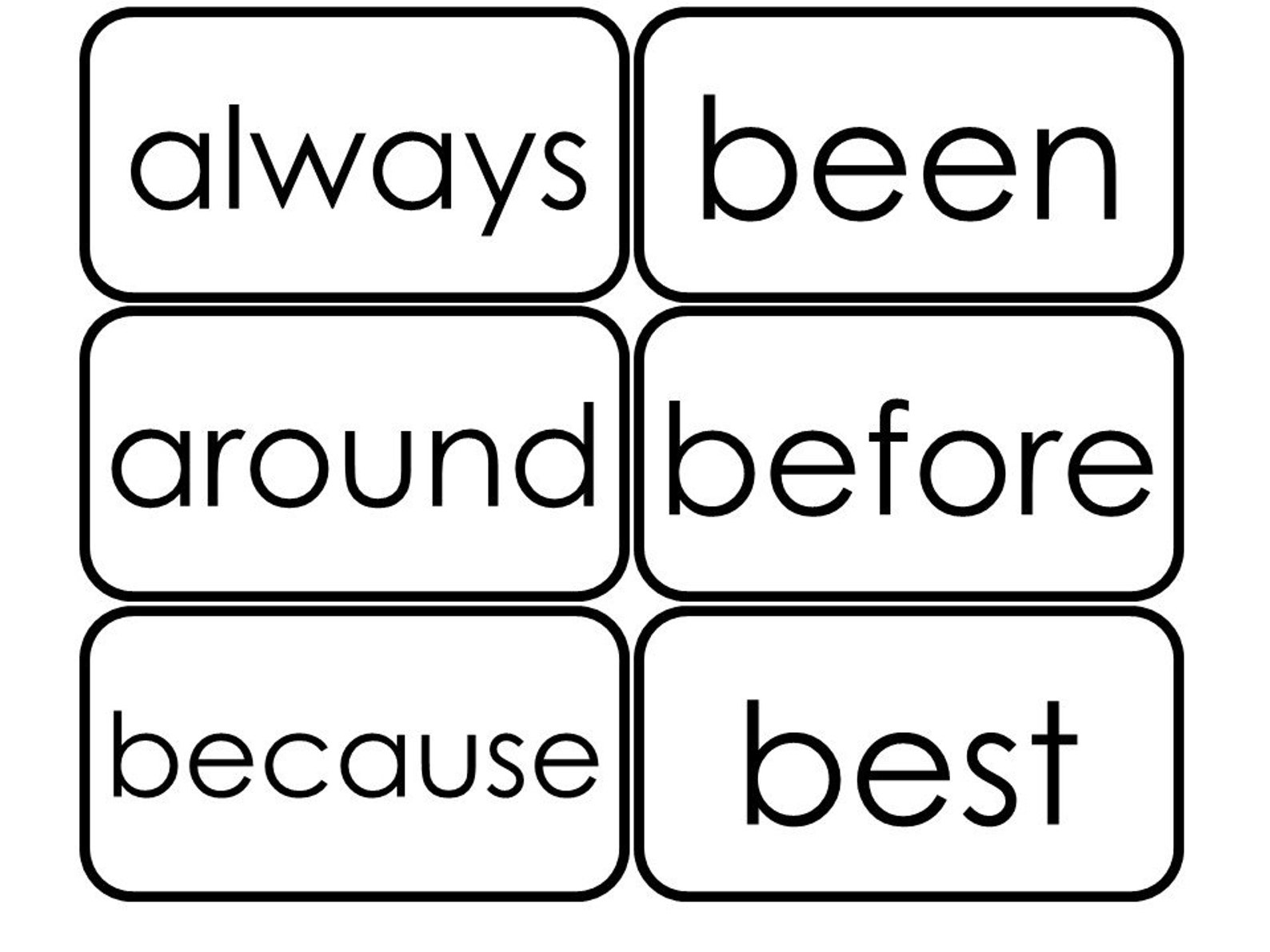 46 Printable Dolch 2nd Grade Sight Word Flashcards - Etsy