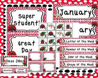 Apple Themed Printable Classroom Accessories and Decor | Etsy