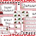 Ladybugs Themed Printable Classroom Accessories and Decor Bulletin ...
