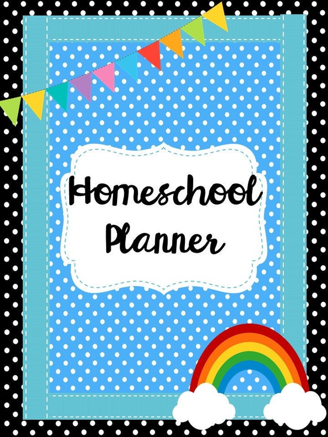 Printable Ribbon and Rainbows Planner. Homeschool Lesson Planning ...