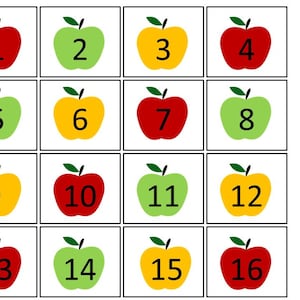 Printable Month Labels and Calendar Squares in a Zip File. Includes PDF ...