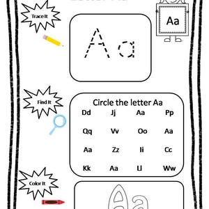 573 Alphabet Worksheets Download. Preschool-kindergarten. Worksheets in ...