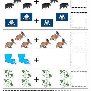 30 Louisiana State Symbols Themed Learning Games Download. ZIP File ...
