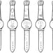 26 Printable Alphabet Watches. Preschool-kdg Phonics. - Etsy