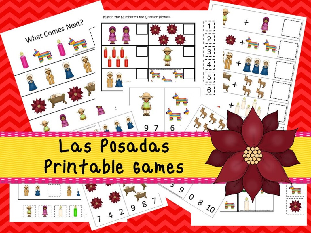 30 Las Posadas Games Download. Games and Activities in PDF Files. - Etsy