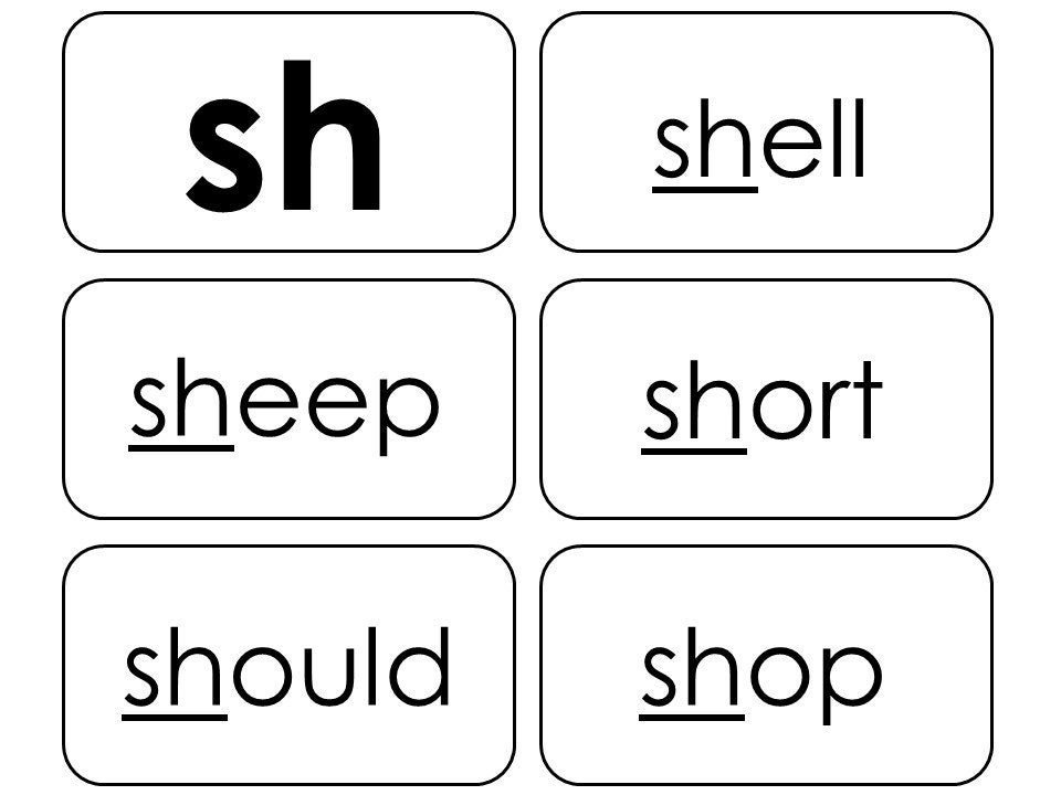 100 Printable Digraph Flashcards. Preschool-2nd Grade ELA. Digraph Word ...