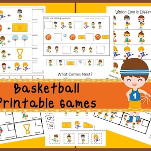 30 Basketball Games Download. Games and Activities in PDF Files. - Etsy