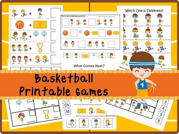 30 Basketball Games Download. Games and Activities in PDF | Etsy