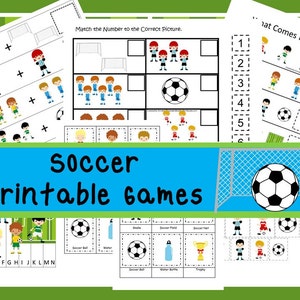 30 Soccer Games Download. Games and Activities in PDF Files. - Etsy
