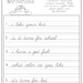 10 Printable Cursive Correct the Sentences Worksheets. 1st-2nd Grade ...