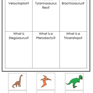 30 Dinosaur Printable Preschool Educational Games Download. Games and ...