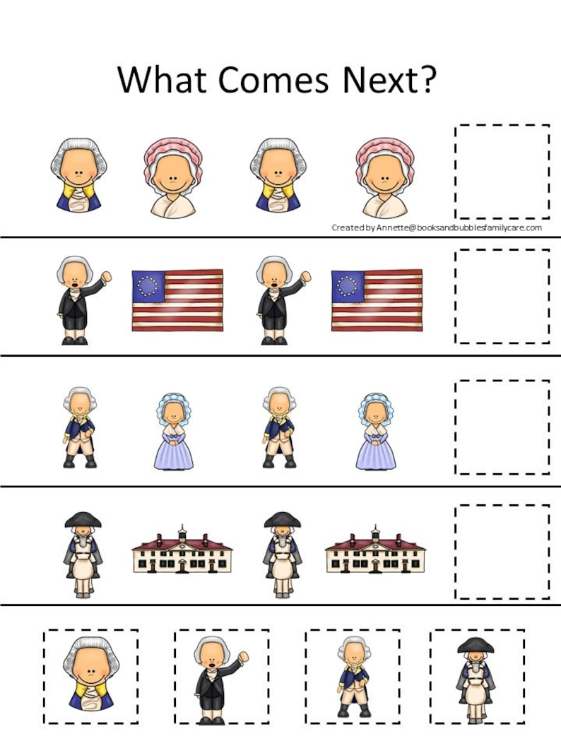 30 George Washington Games Download. Games and Activities in PDF Files ...