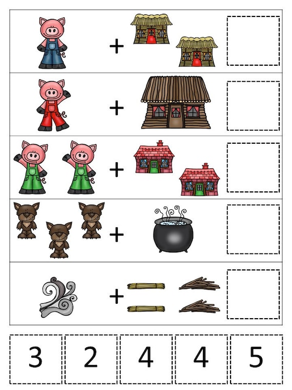 Three Little Pigs Activities Printables